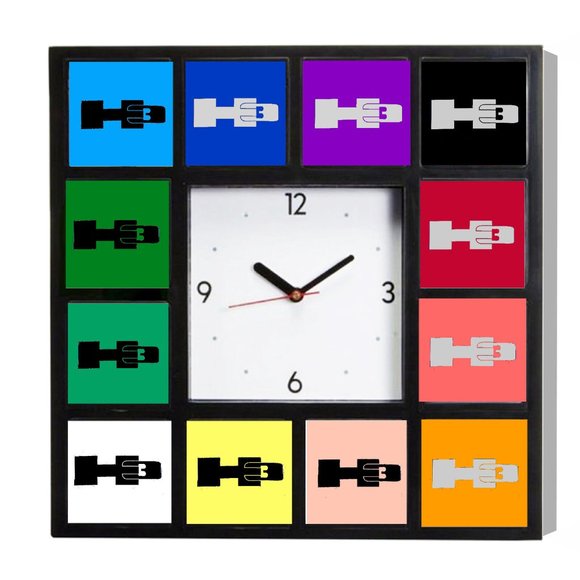 Wall Decor | Hummer Suv H3 Color Wheel Advertising Promo Clock 15 Not ...